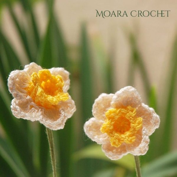 Crochet Daffodil Flower| Free Crochet Pattern
