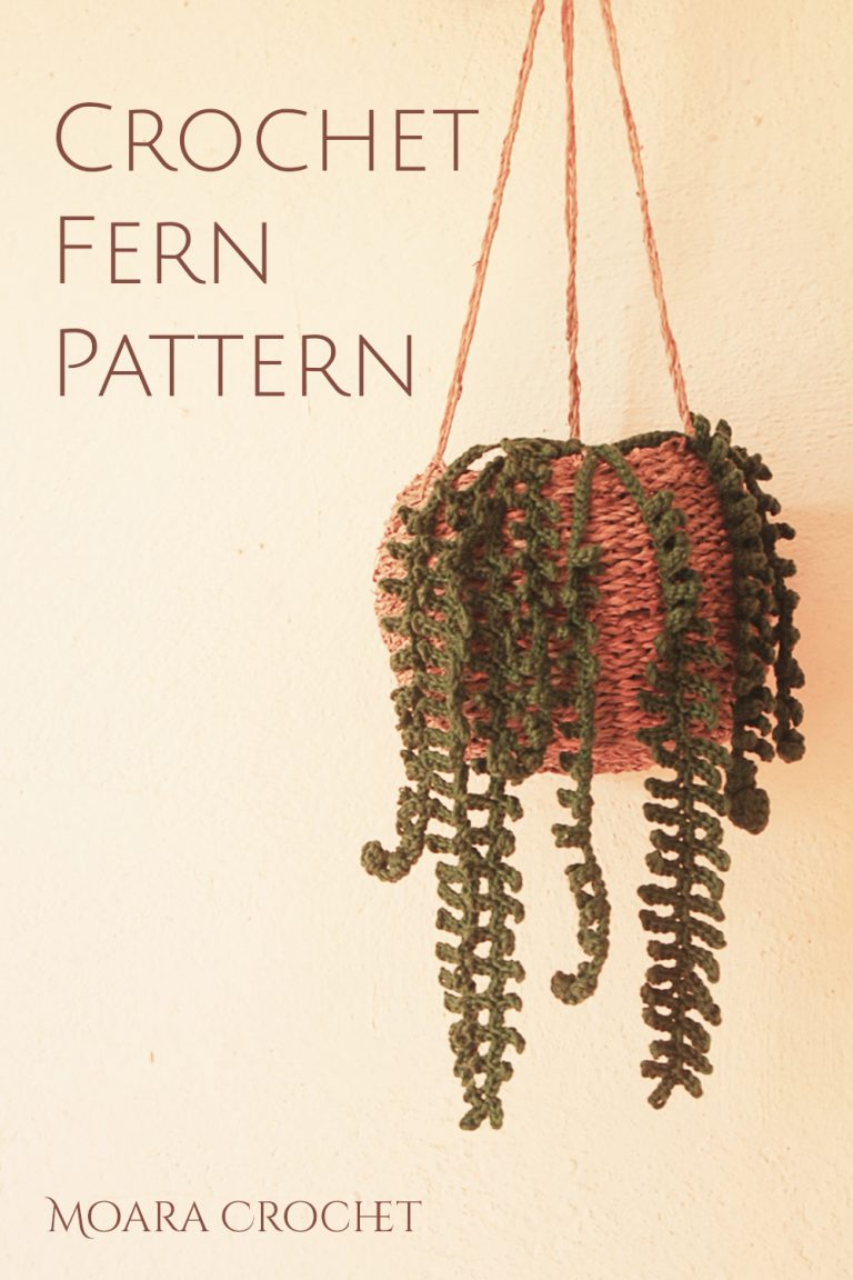Crochet Fern Pattern - Step by Step tutorial with
