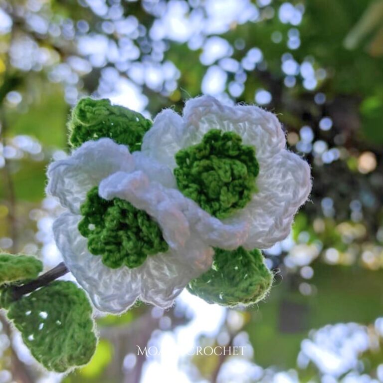 Crochet Dogwood Flower