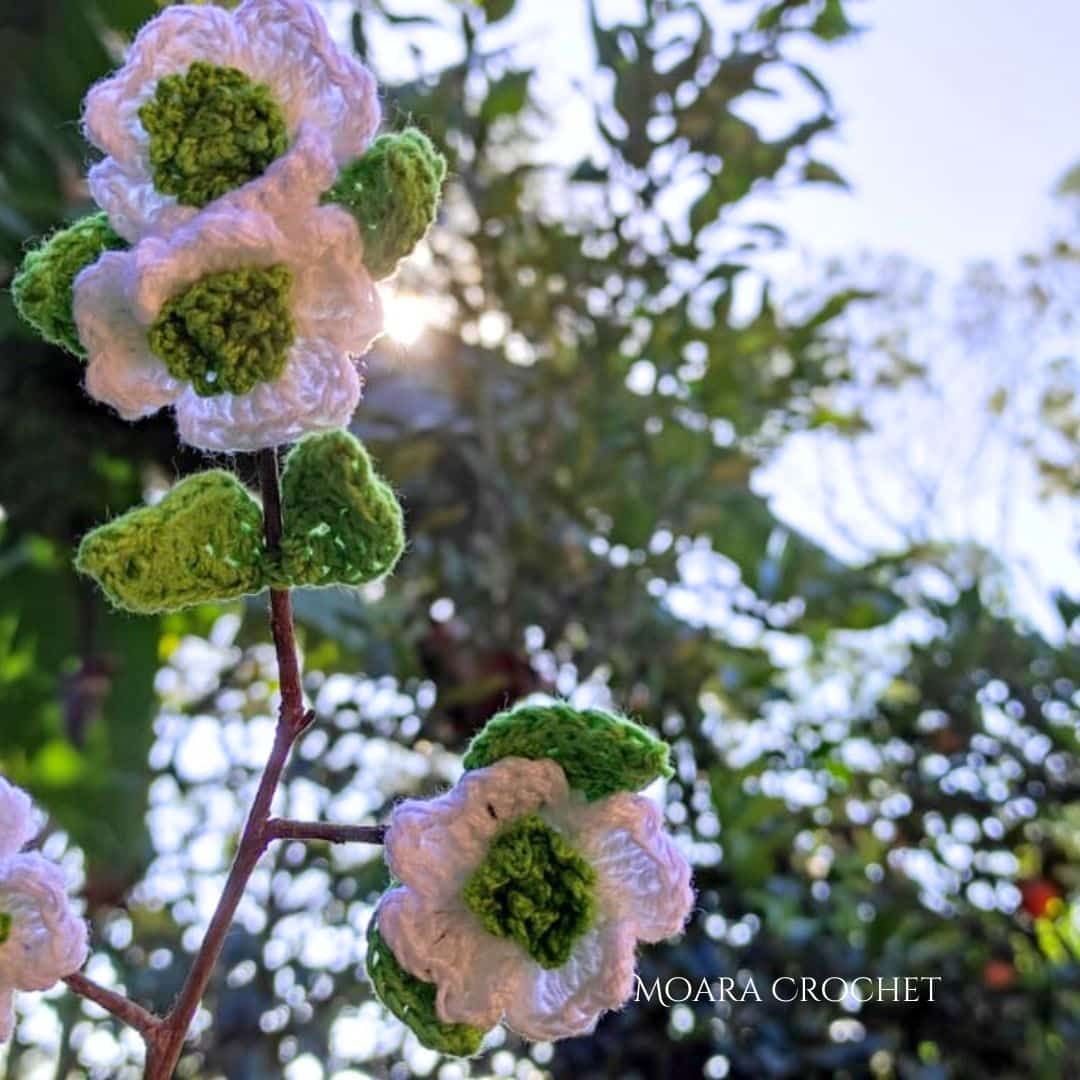Crochet Dogwood Flower