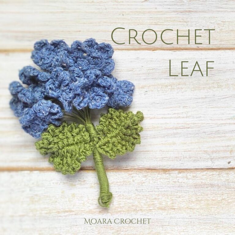 Free Crochet leaf Pattern