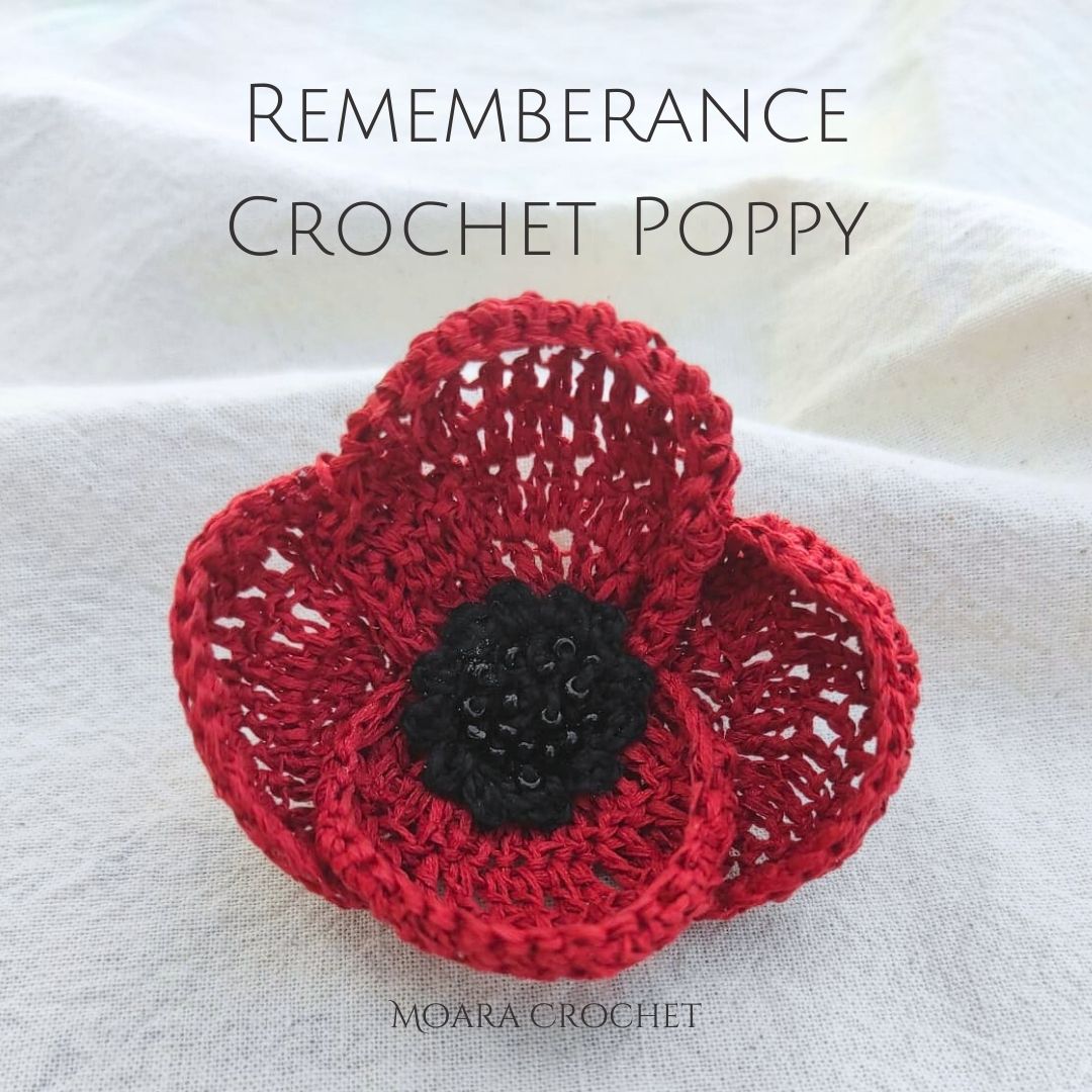 Remembrance Crochet Poppy