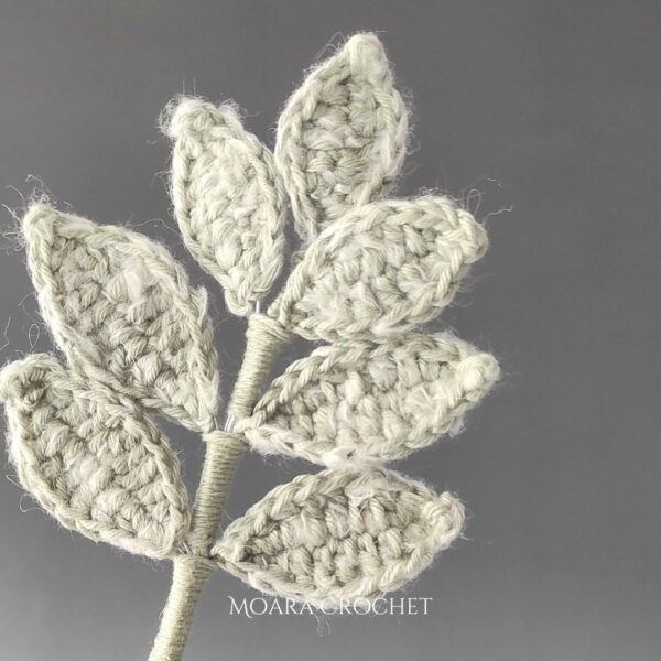 Crochet Sage Leaf - Free Pattern