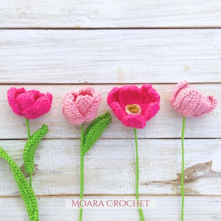 How to Crochet Tulip Flowers