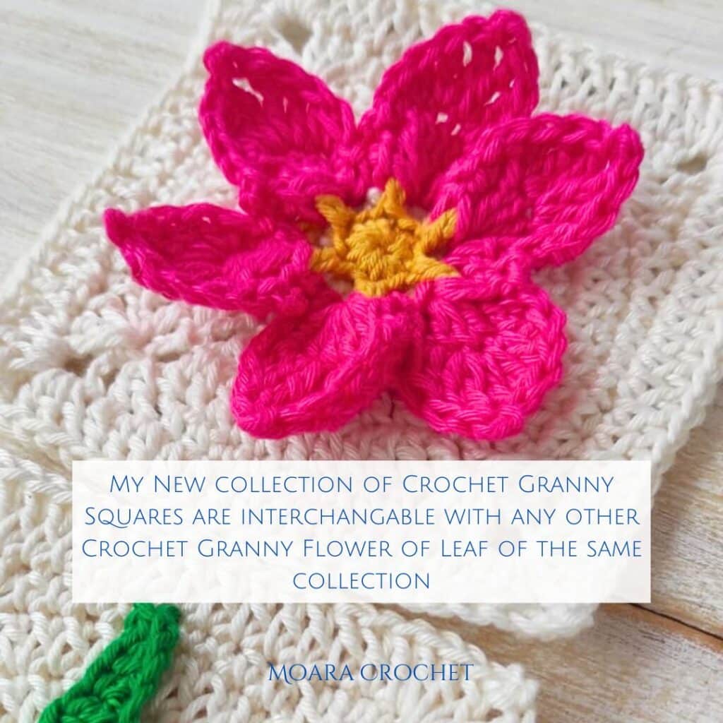 Crochet Granny Square Flowers Collection 3